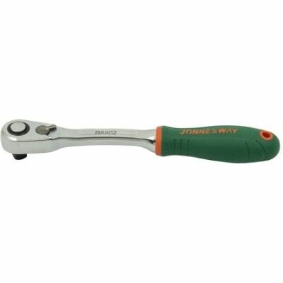 Рукоятка трещоточная JONNESWAY R6802 Universal 1/4"DR, 60 зубцов, 140 мм