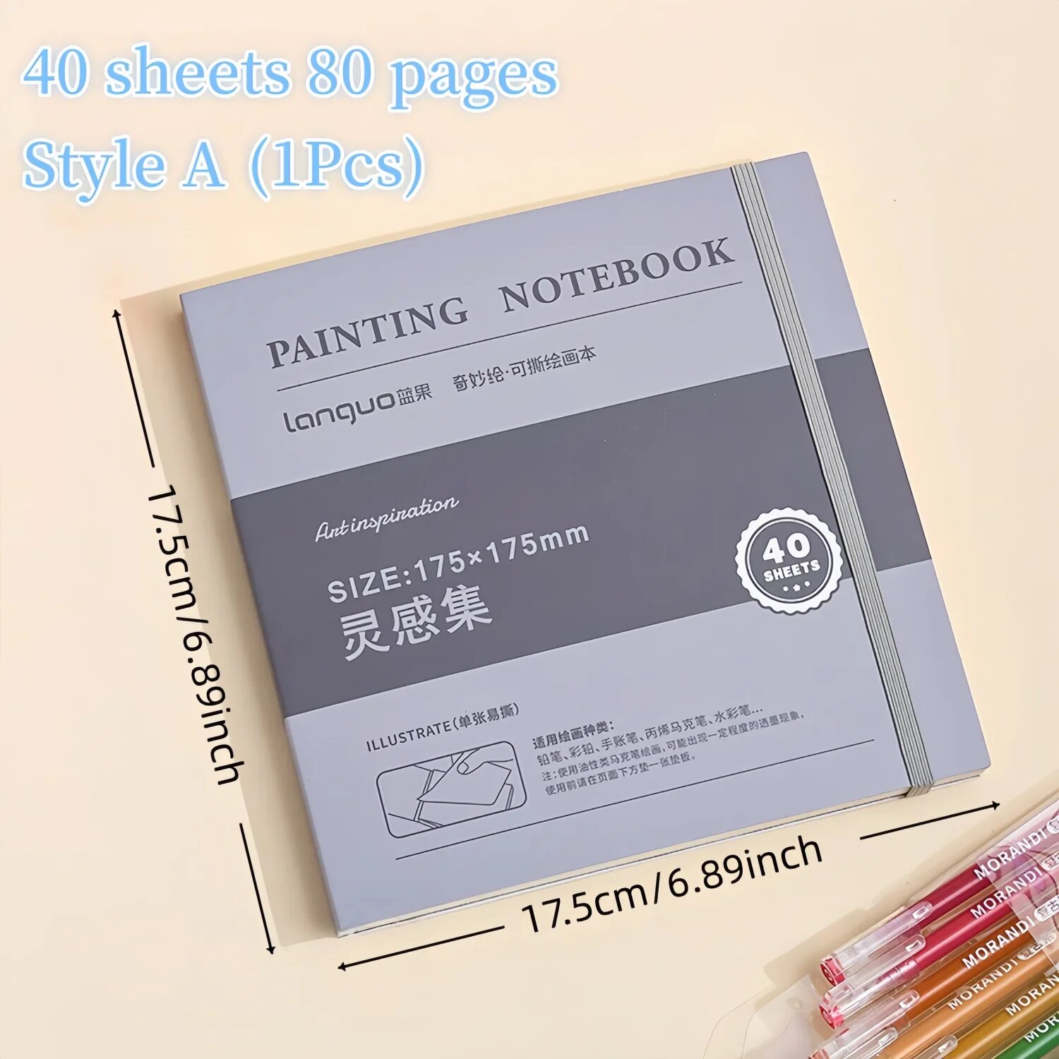 Мини-блокнот для рисования Tearable Drawing Notebook