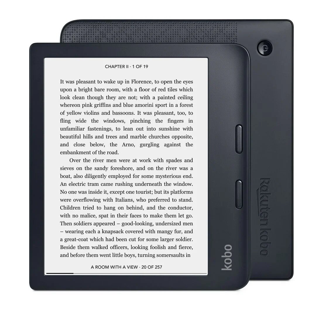 Kobo Libra2 32 ГБ Black 32G, Комплекты «Читалка для электронных книг + чехол»