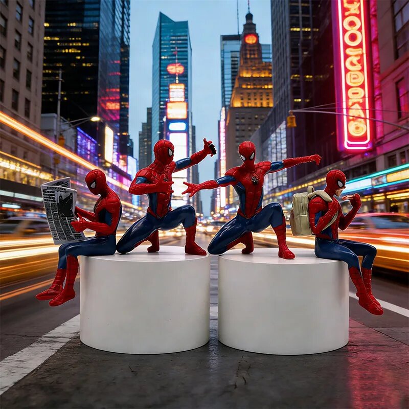 Фигурка Hot Toys Marvel Человек-паук, Цвет: random 15pcs, 7-9 см