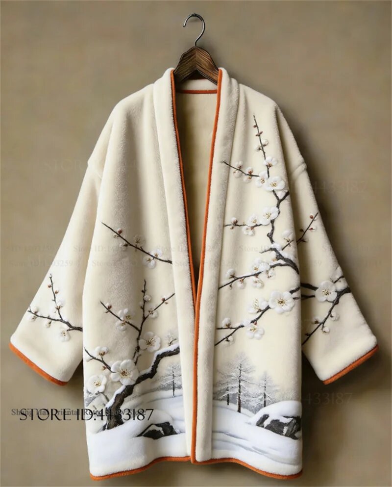 Кимоно кардиган фланелевый, 4XL, Kimono Cardigan 26