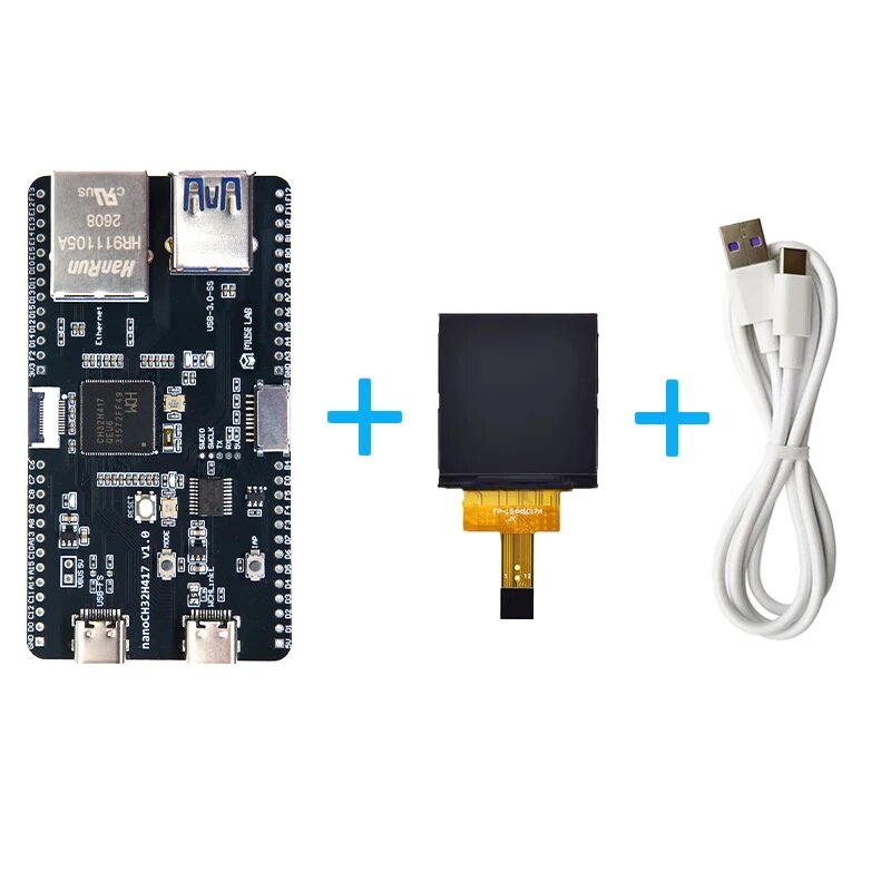 Развивающая плата nanoCH32H417 Board LCD C Cable