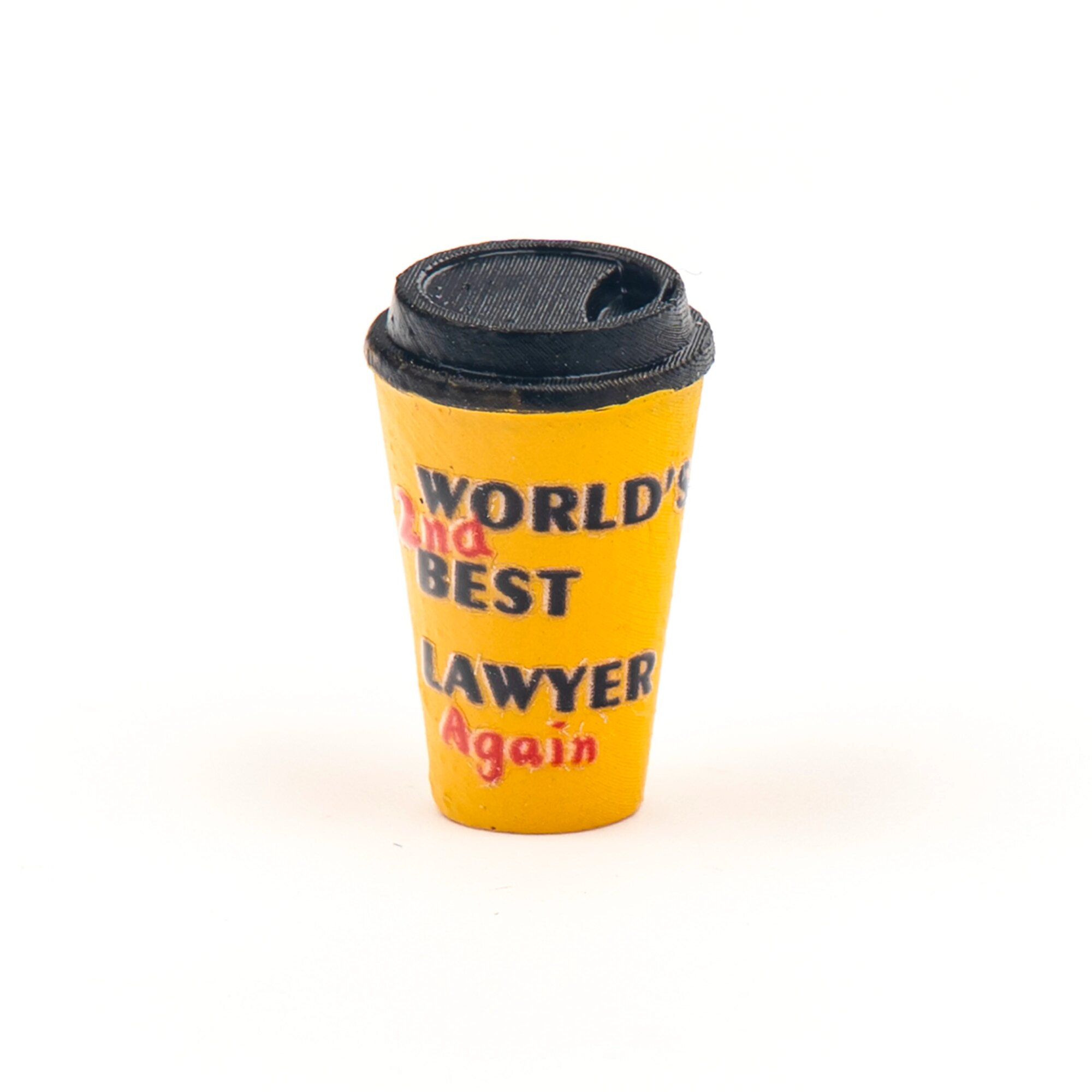 Миниатюра кофейного стаканчика "World's Best Lawyer Again", Drinks