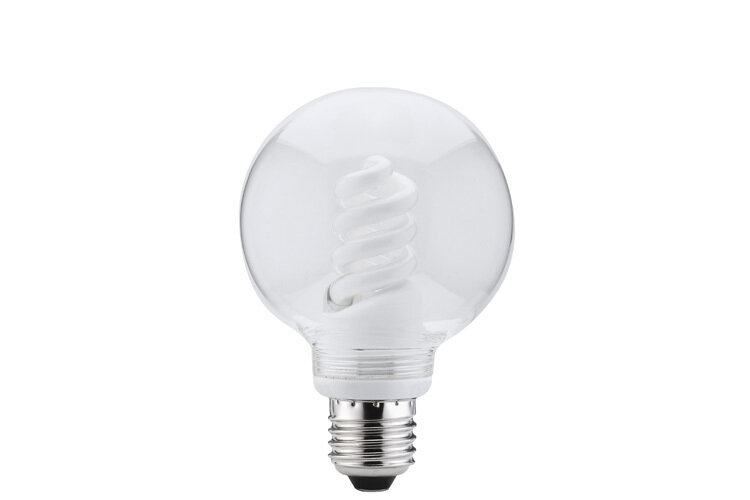 Лампа энергосберегающая Paulmann Energy Saver Шар D80мм H120мм 10Вт 436Лм 2700К Е27 230В Прозрачный Не диммируемая 87026.