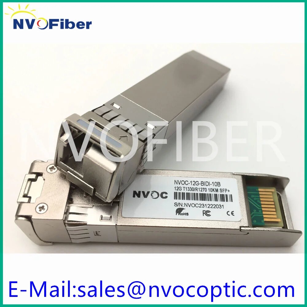 NVO-12G BIDI SFP оптический приемопередатчик 12G 10KM