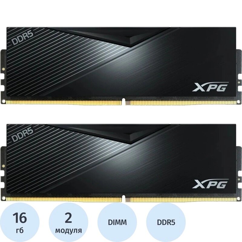 Модуль памяти AData DDR5 DIMM 2x16GB 6000MHz (AX5U6000C3016G-DCLABK)