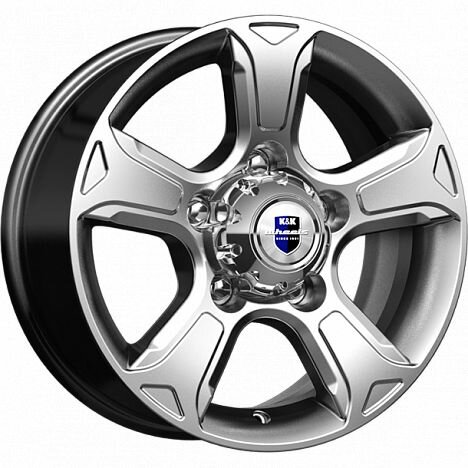 Диск колеса литой R16х7J, PCD 5x139.7, ET35, DIA108,5 "Атлант" дарк платинум УАЗ Patriot, Pickup, Hunter, Соболь
