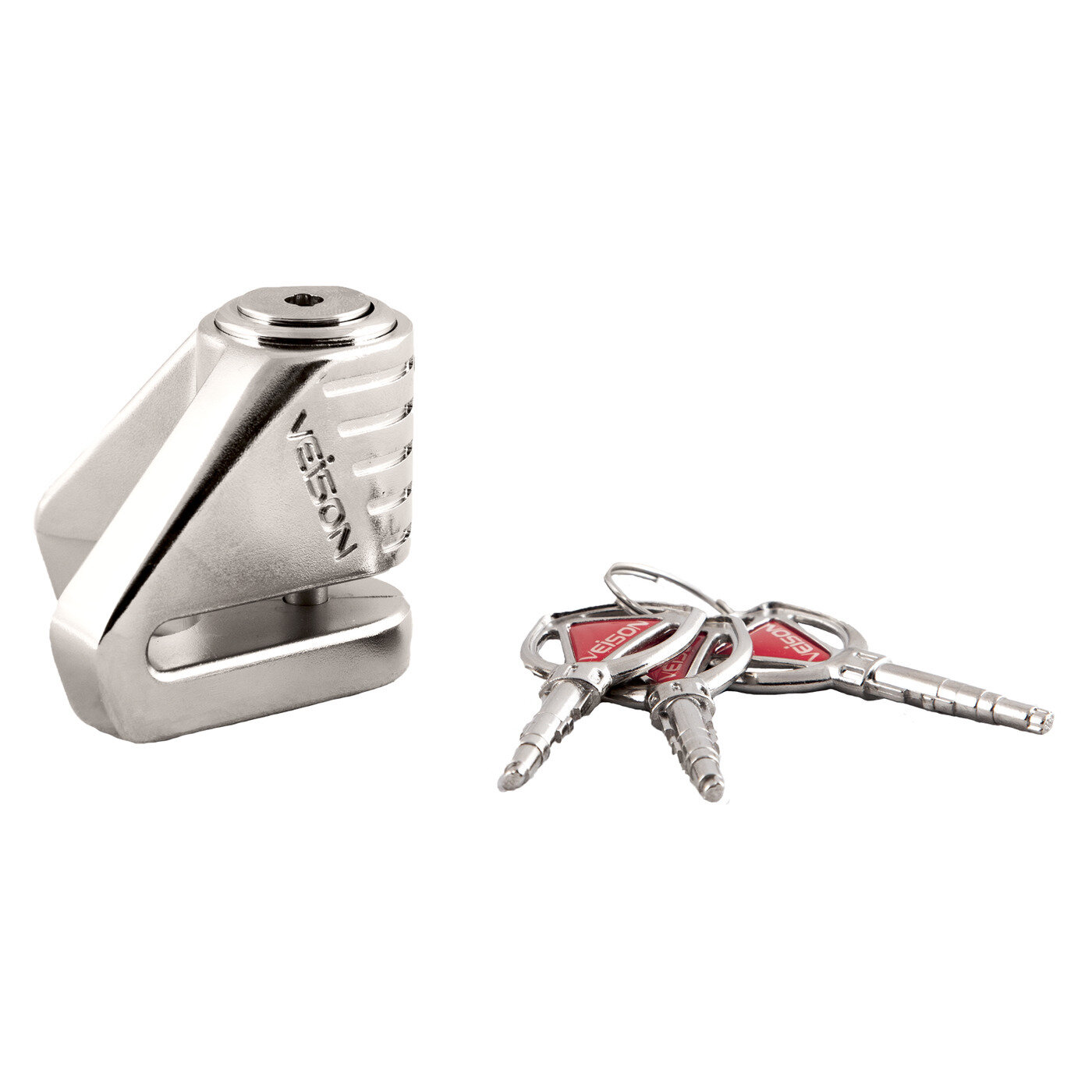 Замок на диск мотоцикла из из нержавеющей стали 304 Veison DT-3 silver