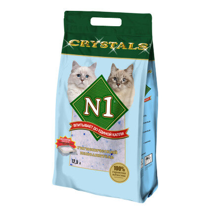 Наполнители №1 Crystals Наполнитель силикагелевый 12,5л