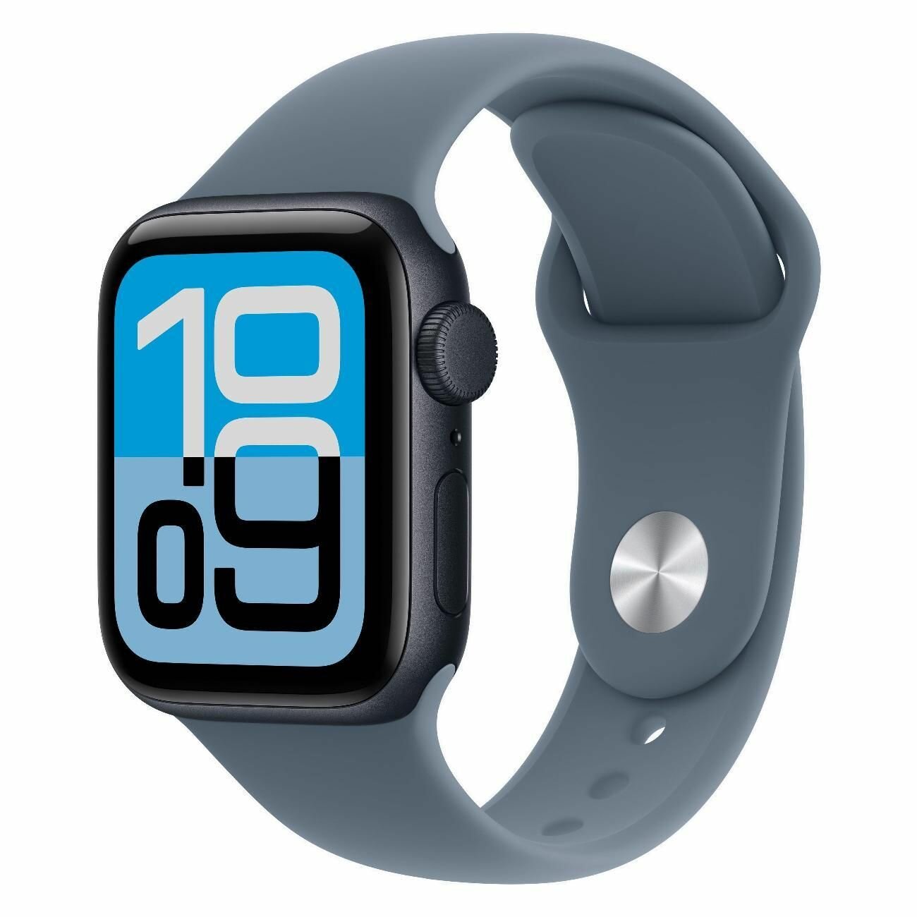 Смарт-часы Apple Watch SE (2025) 40mm Midnight Aluminum Anchor Blue Sport Band