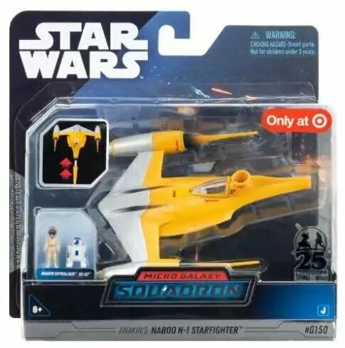 Игрушка фигурки Star Wars Micro Galaxy Squadron Anakin's Naboo N-1 Starfighter Exclusive Vehicle