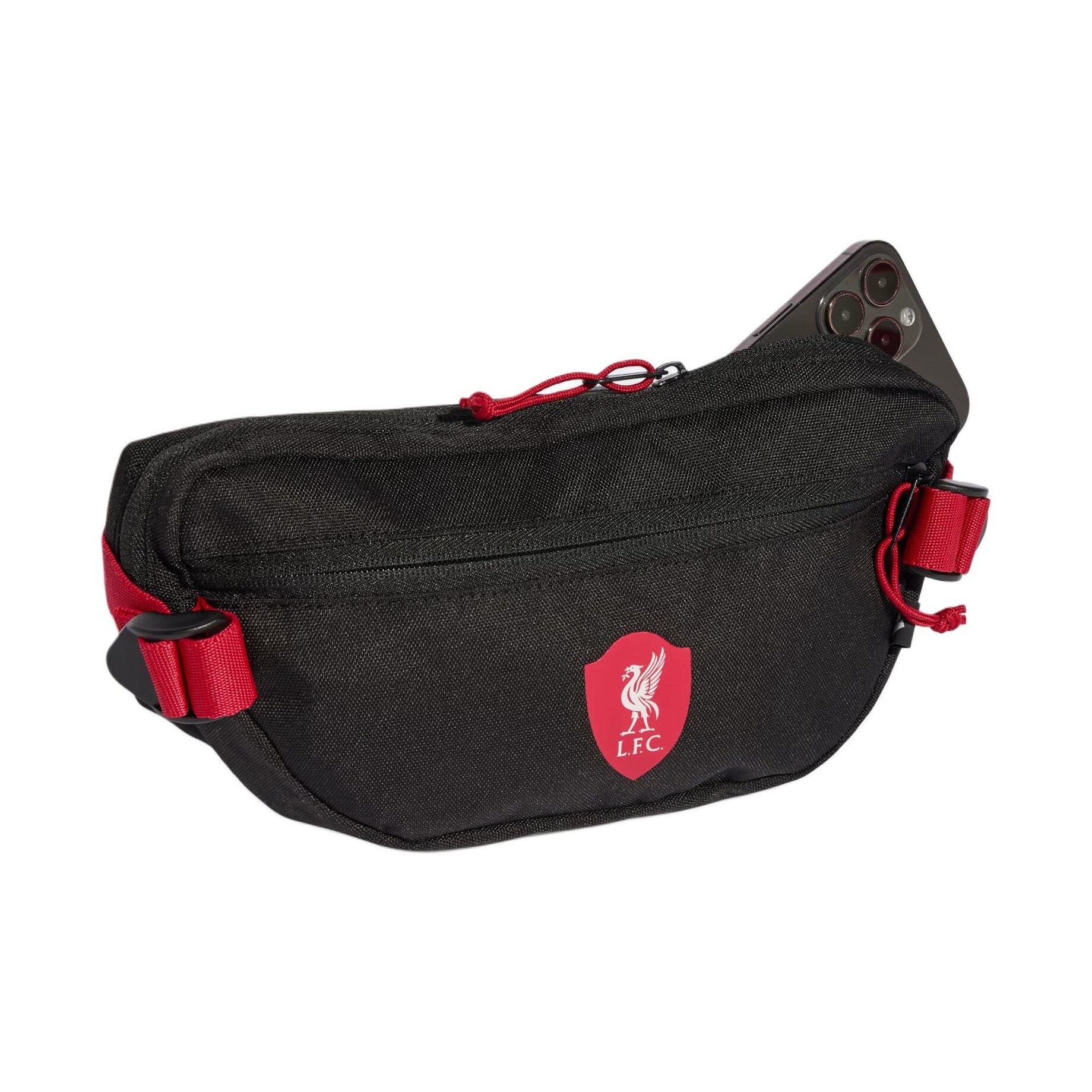 Сумка adidas, фактура стеганая, черный — фото 1