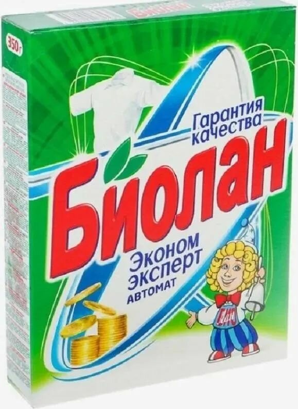 Биолан Стиральный порошок Эконом Эксперт, автомат, 350 гр