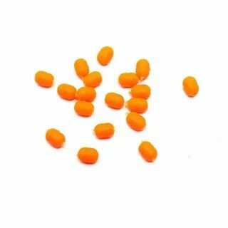 Бусина количество 20 штук "Soft Beads" от фирмы Namazu, диаметр 4.7мм, цвет: Оранжевый