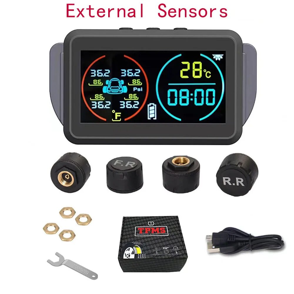 Датчики температуры и давления TPMS External Sensors, для автомобиля
