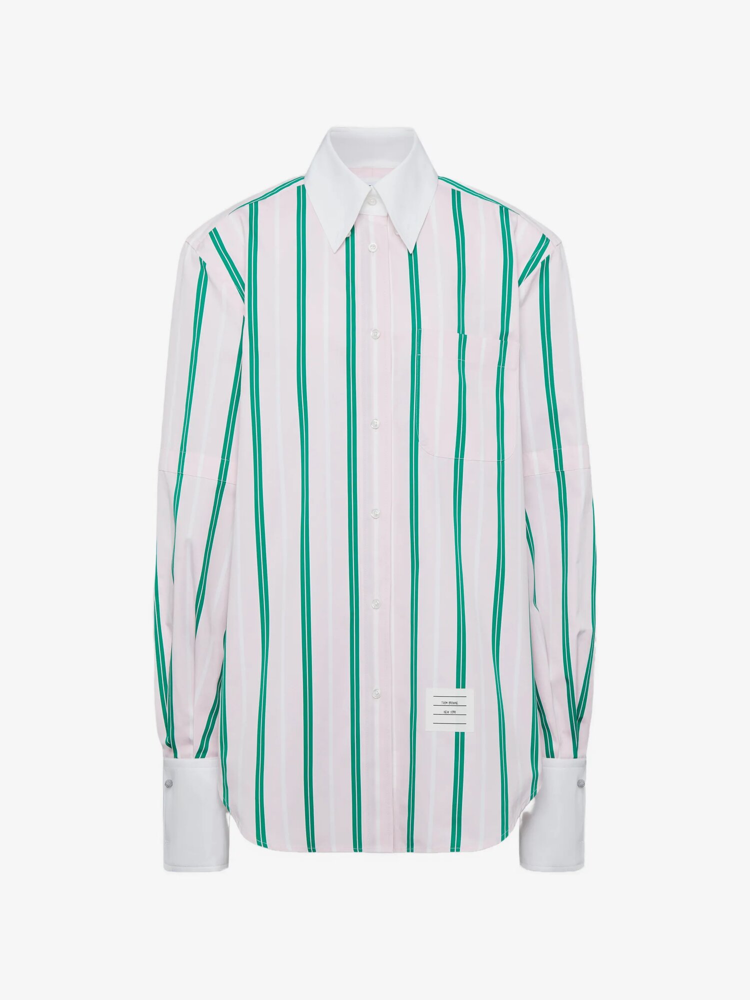 Рубашка Striped oversized shirt