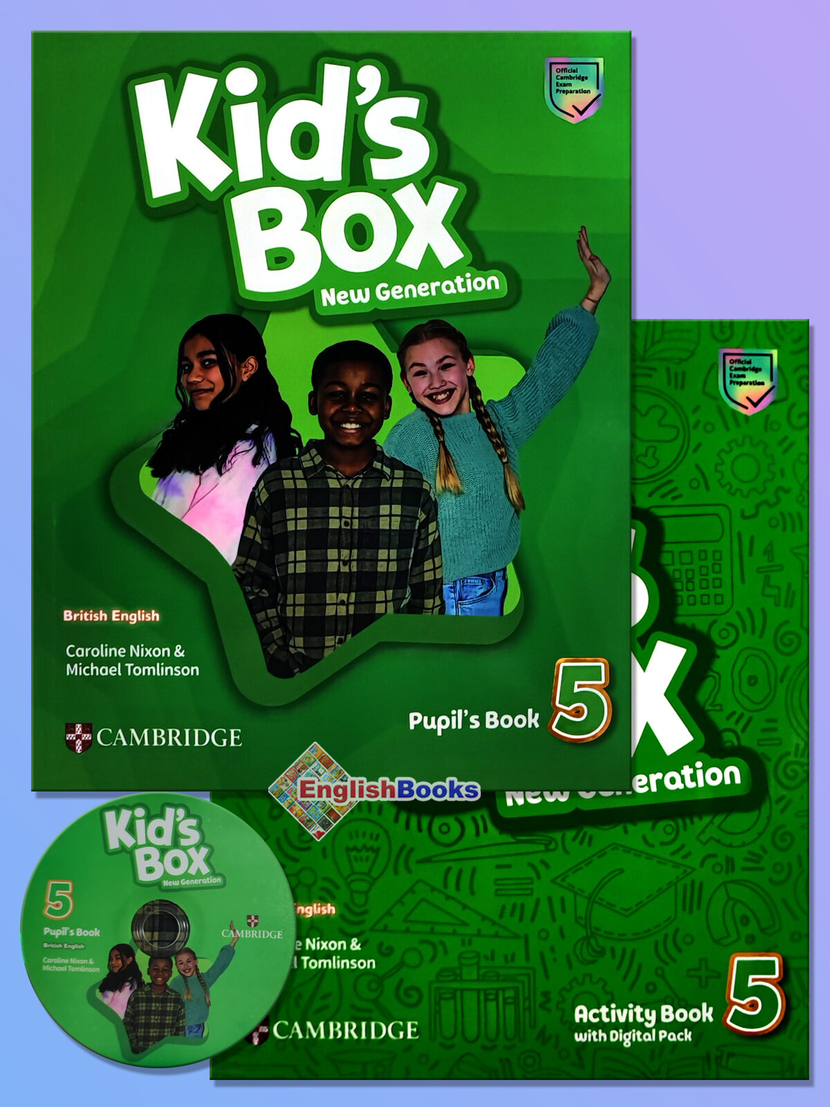 Kids Box 5 New Generation, (комплект учебник, рабочая тетрадь , CD)