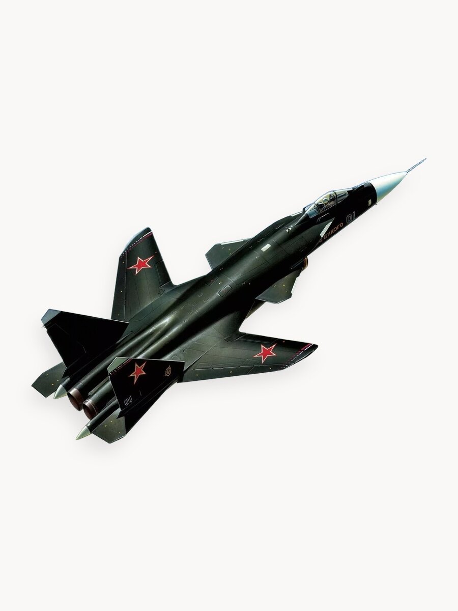 7215 Звезда Советский истребитель пятого поколения Су-47 "Беркут" Масштаб 1/72