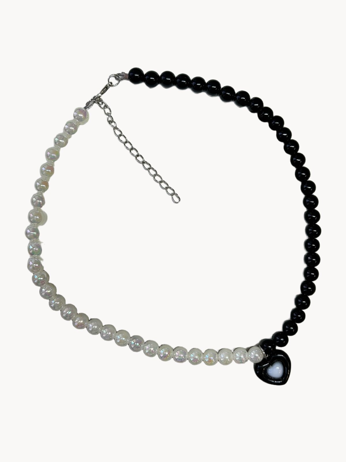 Колье, бисер, перламутр