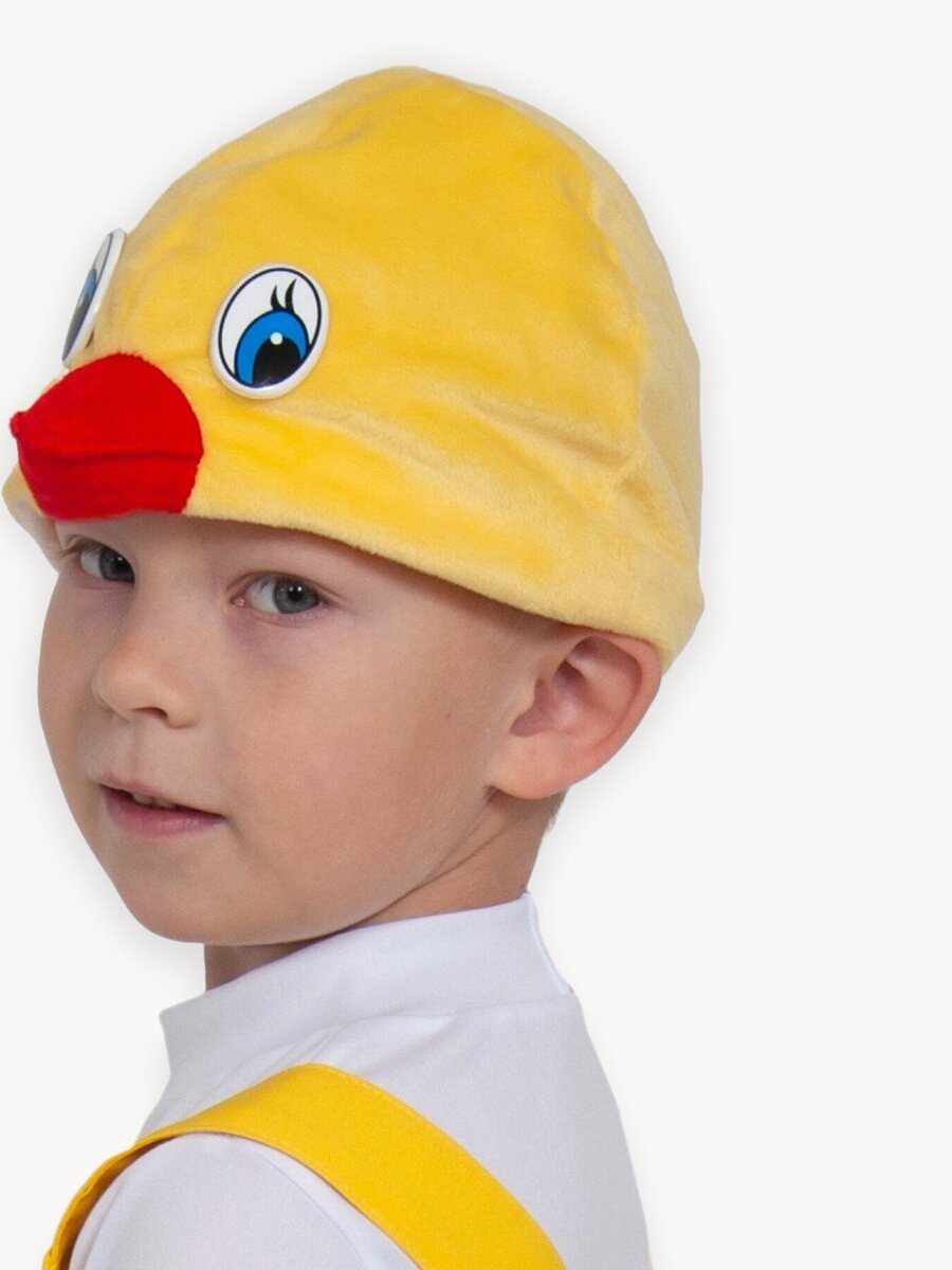 Шапочка-маска детская Цыпленок (универсальная)