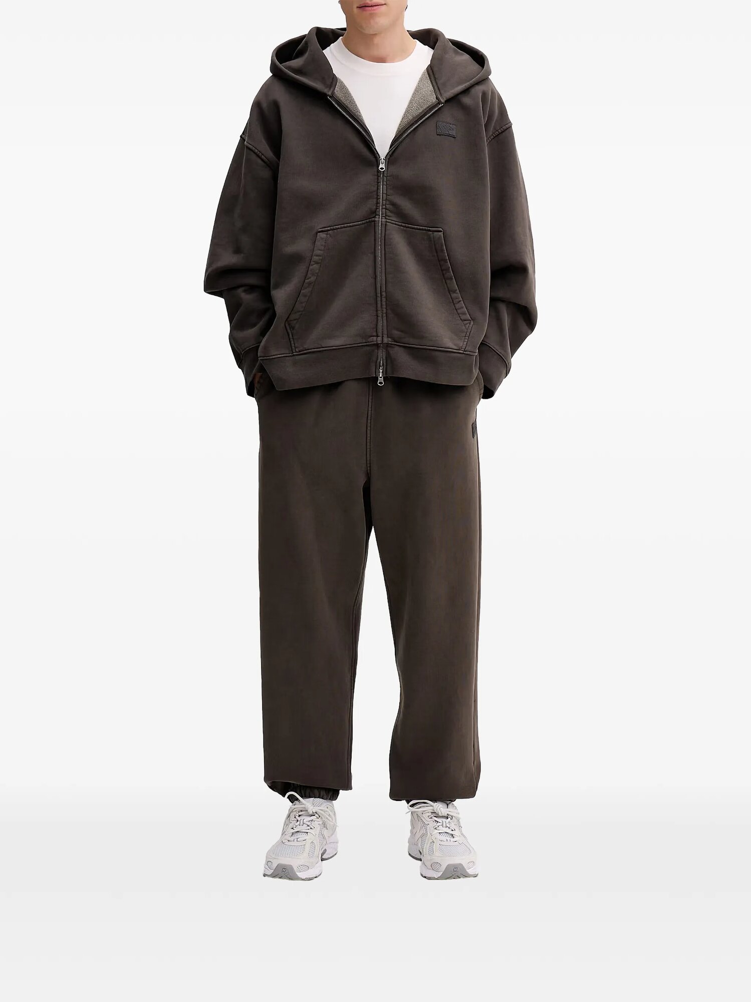 Худи VANS Premium zip hoodie, размер M, , коричневый — фото 1