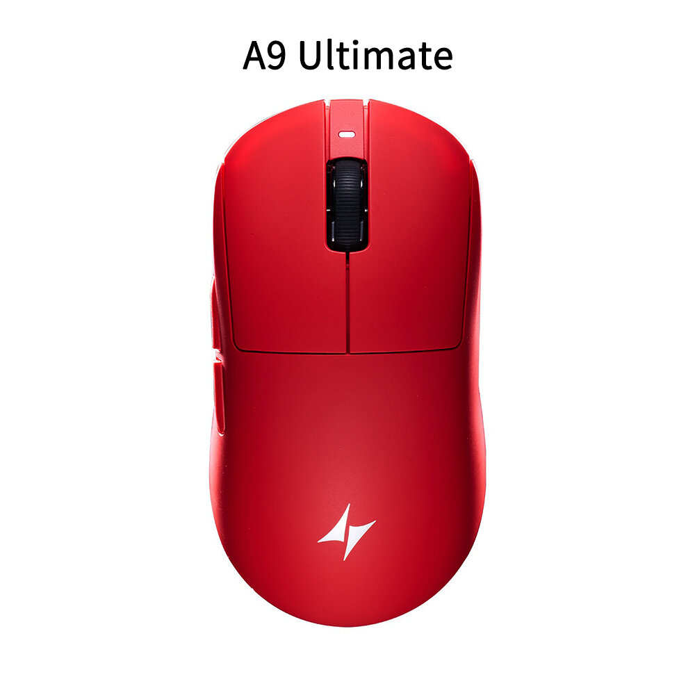 ATK Игровая мышь беспроводная ATK Dragonfly A9 Ultimate, 8K 2.4G беспроводная и проводная, красный