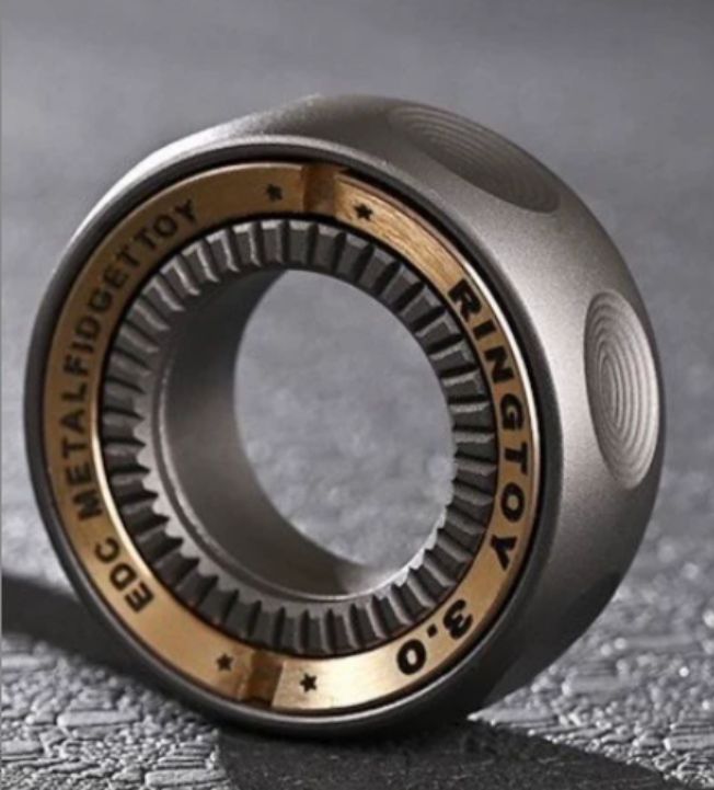 Механическое кольцо EDC RingToy 3.0 металлический антистресс-фиджет с магнитным механизмом для тактильного удовольствия