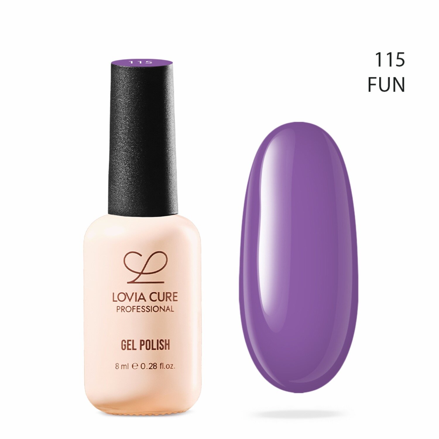 Гель-лак LOVIA CURE 115 Fun 8 мл