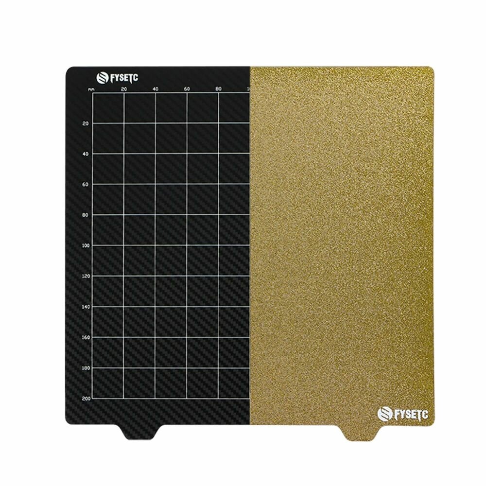 Carbon Fiber и текстурированный PEI для 3д принтера only steel 235X235mm