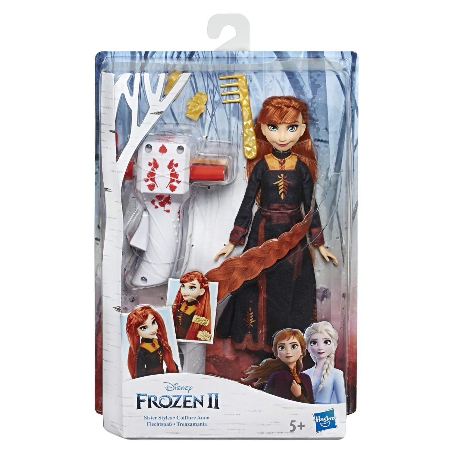 Disney Princess Кукла Холодное сердце 2 Магия причесок Анна E7003EU4