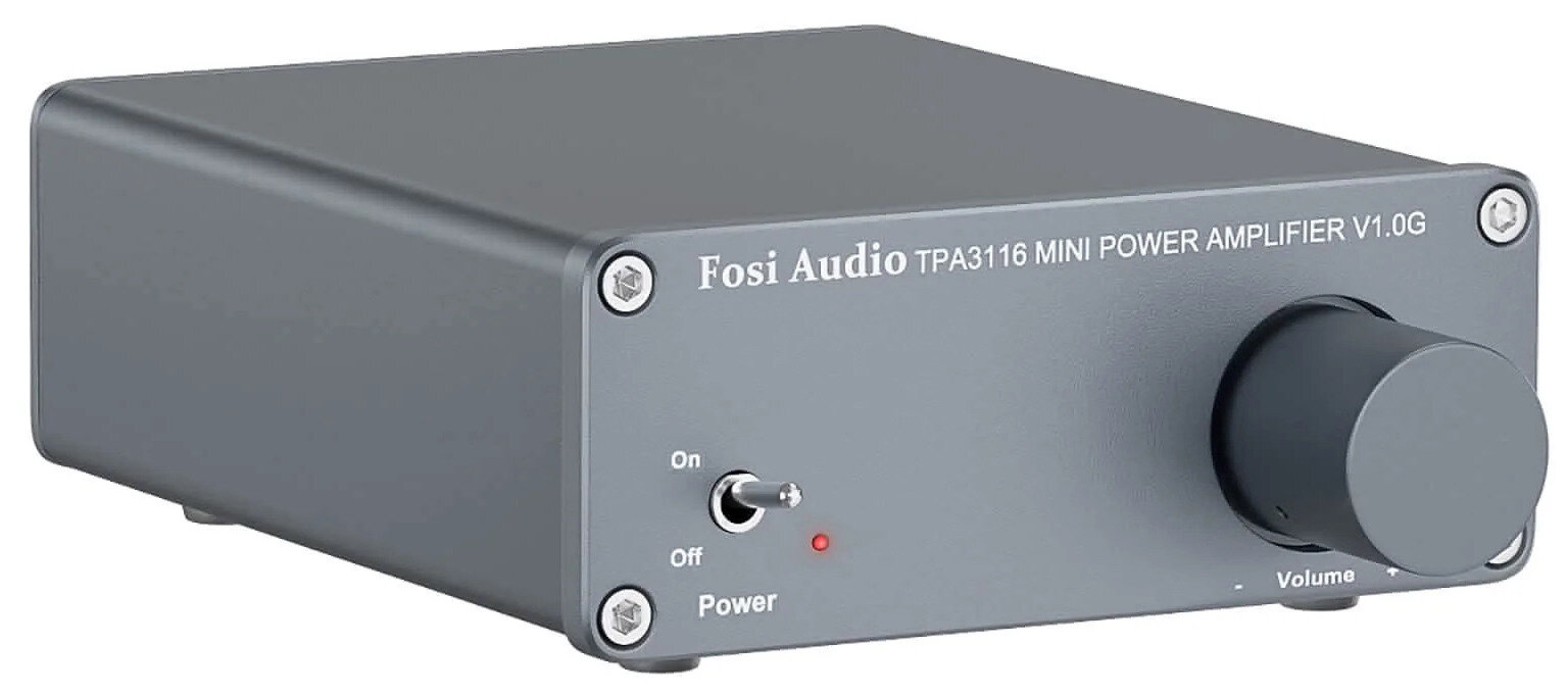 Fosi Audio V1.0G, серый, стацианарный усилитель
