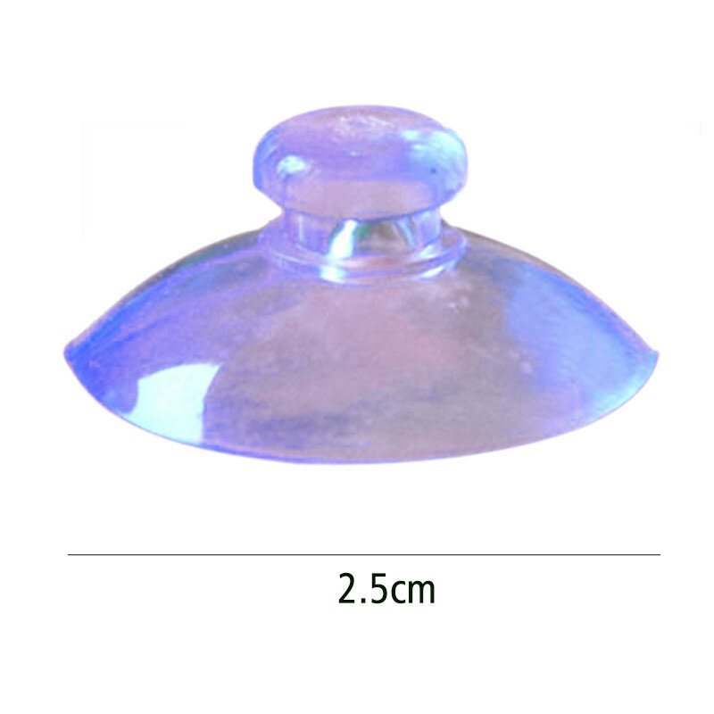 10 шт. 25 мм прозрачная перфорированная присоска для аквариума стеклянная присоска