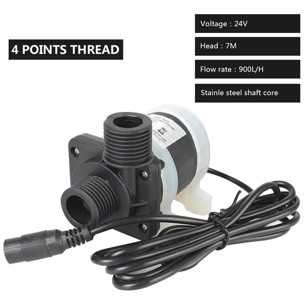 Водонасос 24V, Head: 7M, Flow rate: 900L/H