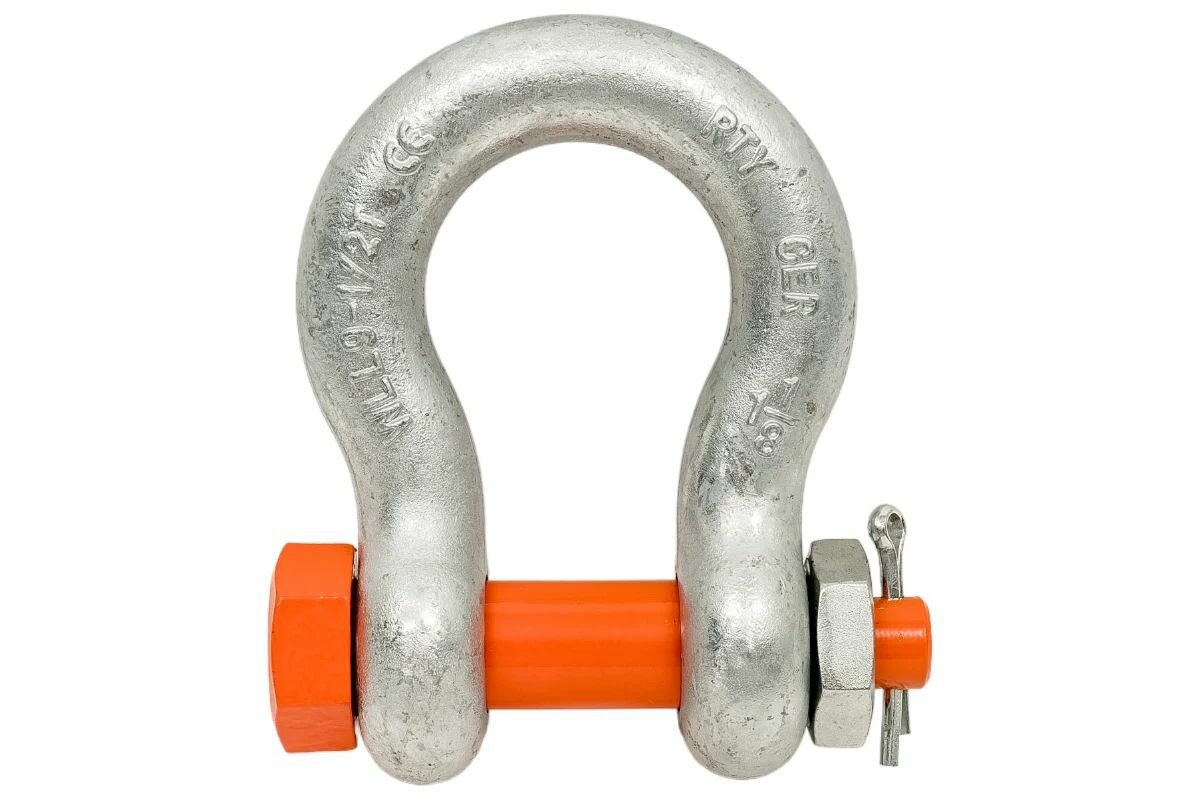 Скоба такелажная CERTEX омегообразная со шплинтом грузоподъемность 9,5 тонны SAK95PL