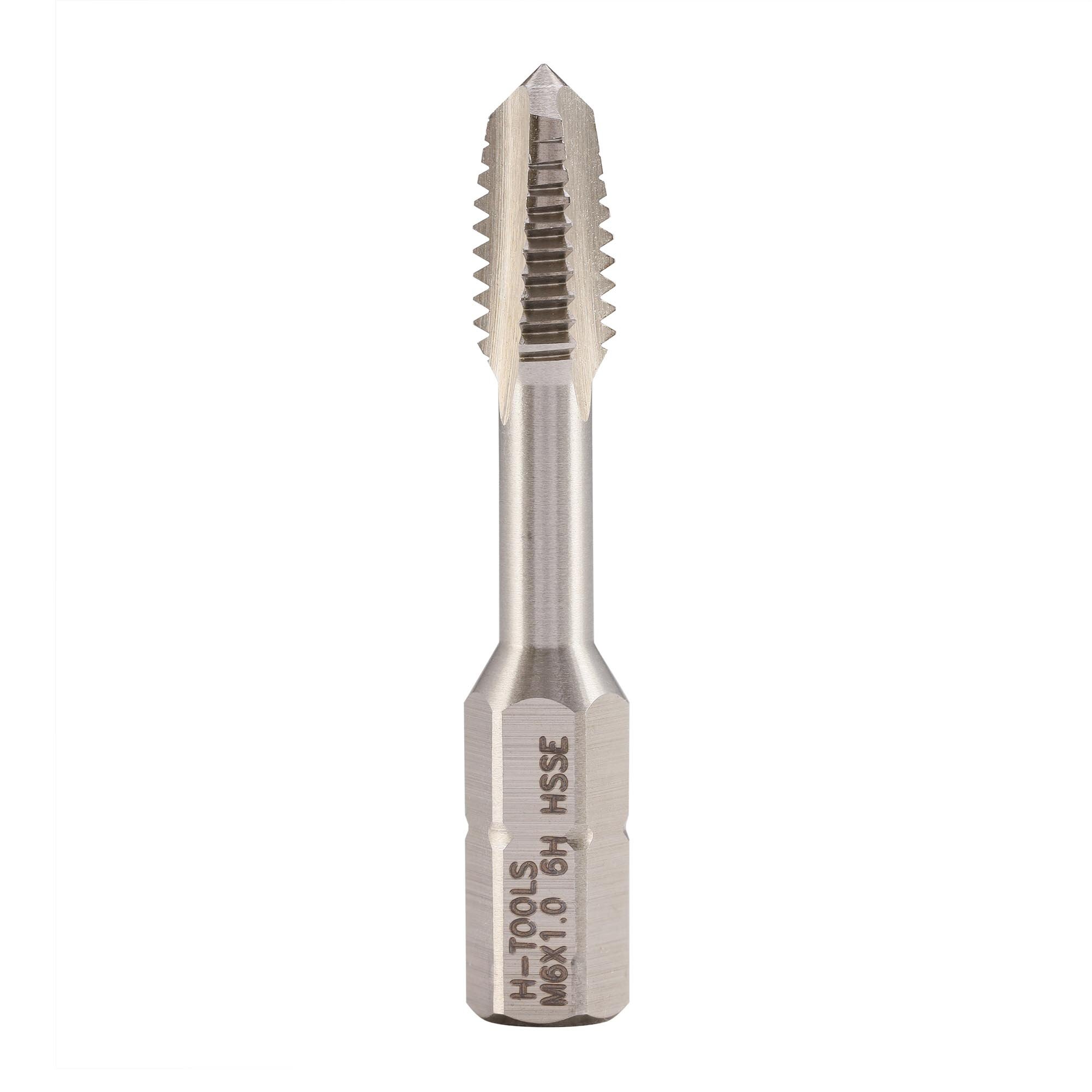 Метчик М 6,0х1,0 (Для шуруповерта) HSSE 6h 40мм a=1/4" H-Tools 940060EHT