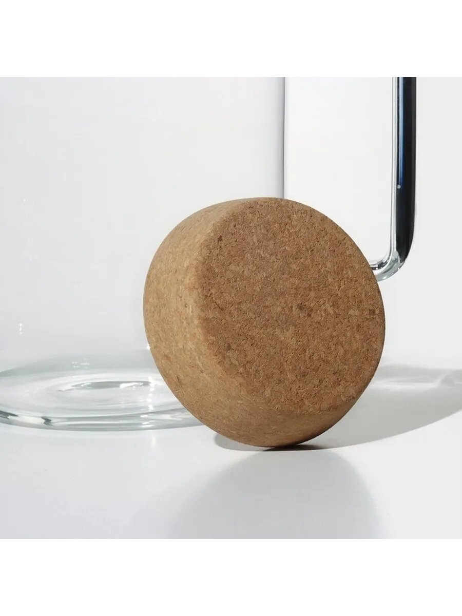 Стеклянный кувшин с пробковой крышкой – 1,8 л