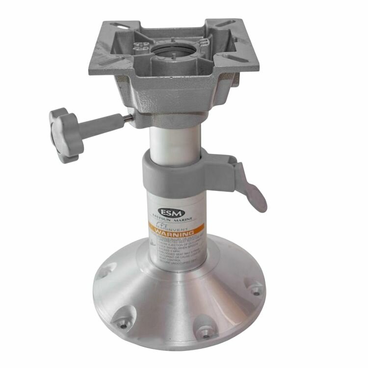 Стойка регулируемая с палубным основанием и поворотным механизмом для лодок, катеров и яхт. Стойка для сиденья в лодку, для кресла в катер.