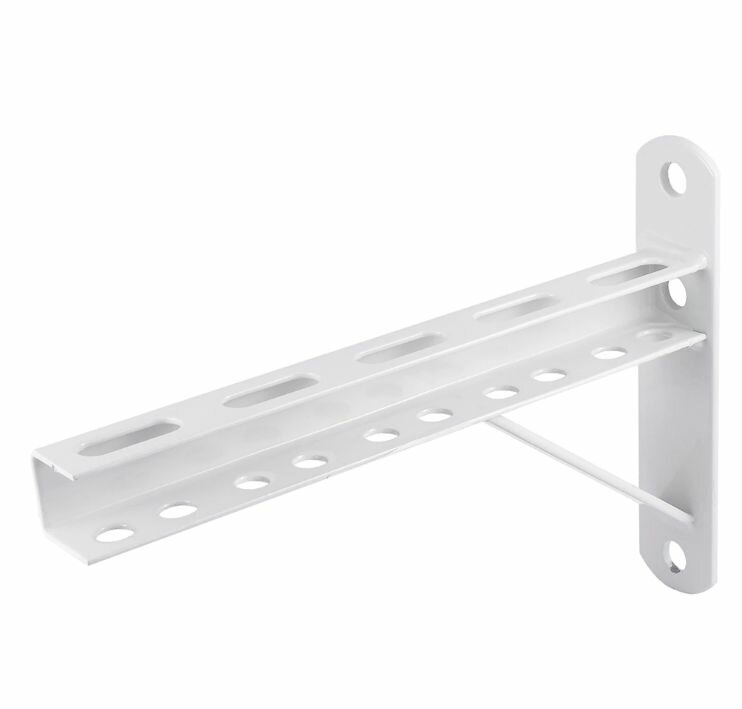 Кронштейн с опорой 250 мм окрашенный