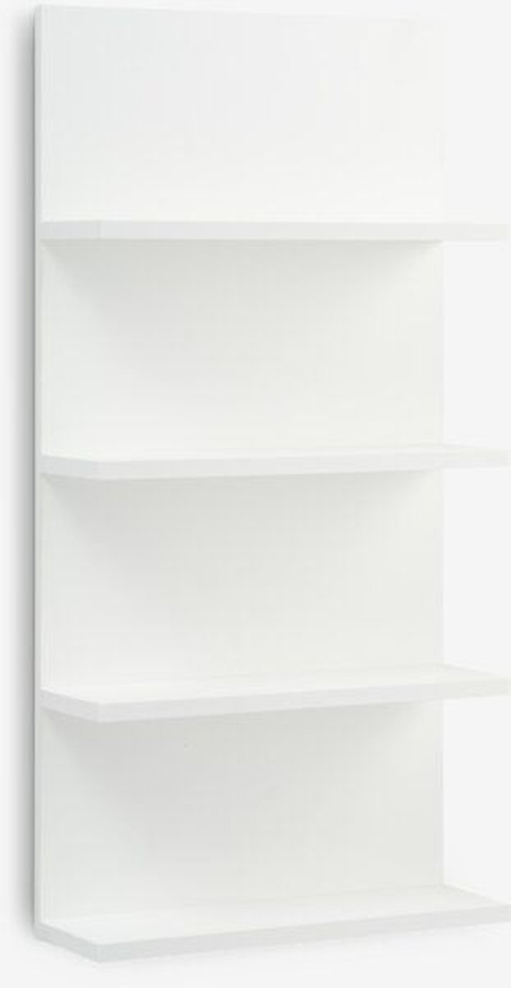 Настенная полка Jysk "KARSTOFT", на 4 полки, МДФ, цвет белый