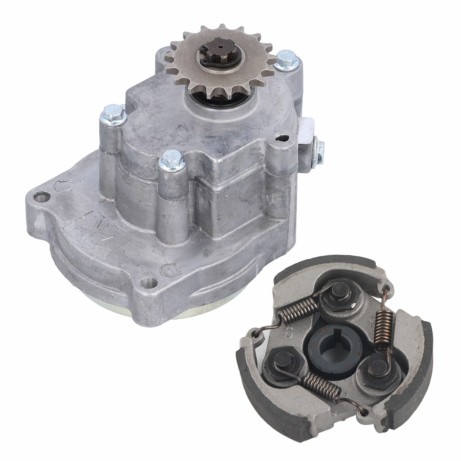 43cc 49cc Mini Quad ATV T8F Комплект коробки передач с цепным сцеплением, 17T Шестерня сцепления подходит для карманного велосипеда Mini PIT Dirt