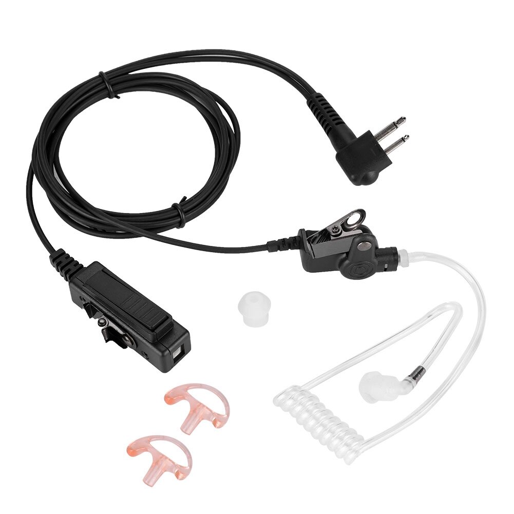 Гарнитура для рации с PTT и воздуховодом Mобразной формы