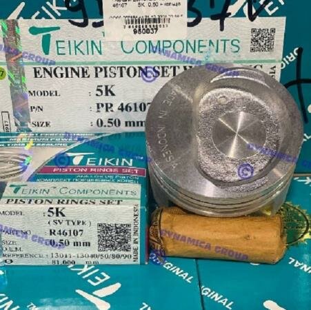 Поршни двигателя + кольца TEIKIN 46107 0.50 TOYOTA TOWNACE LITEACE KR27 KR41 5K [ 13101-13030 ]