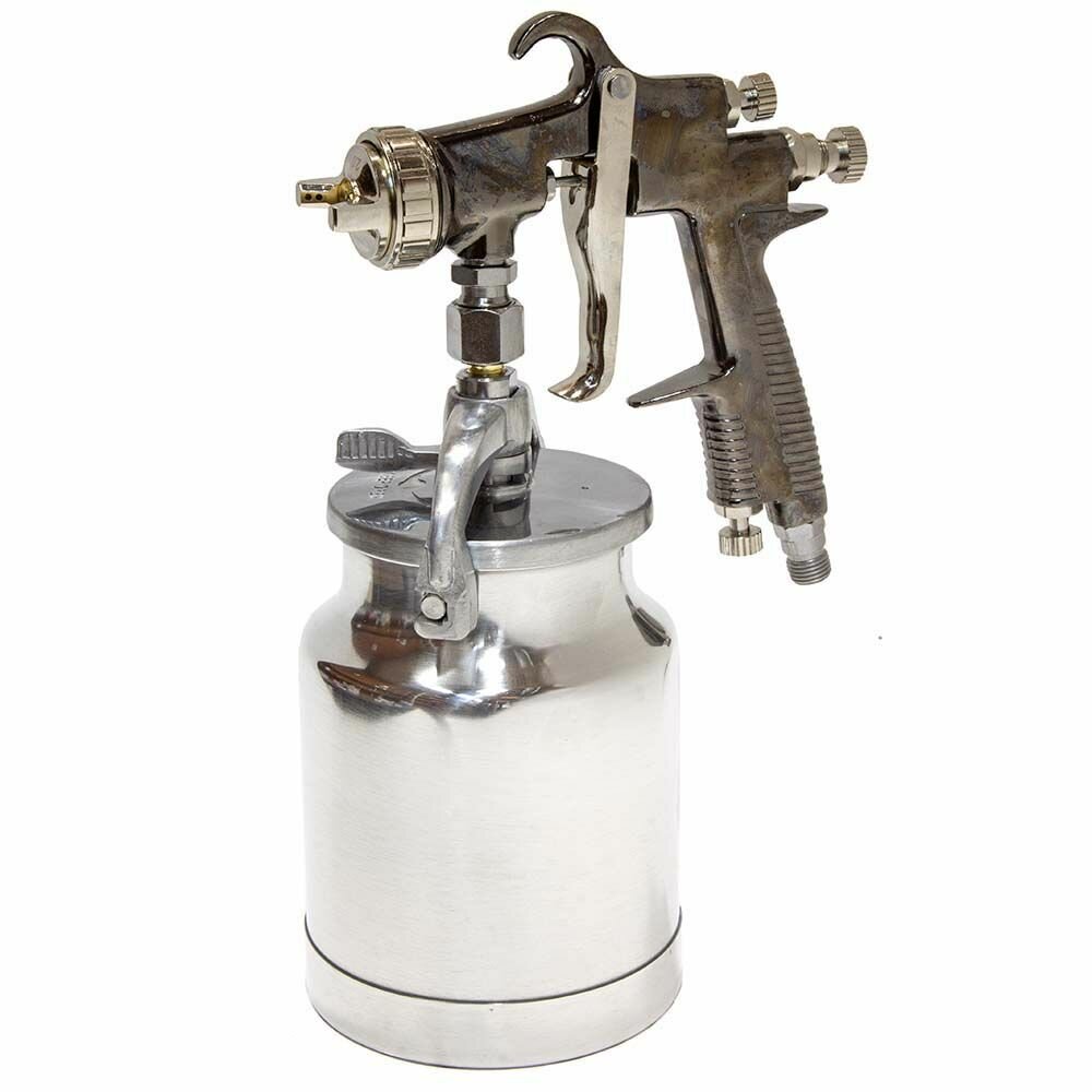 Краскопульт PI TOOLS МР-200 ф2.0мм, с нижним бачком 1л, HVLP, Арт. 3070