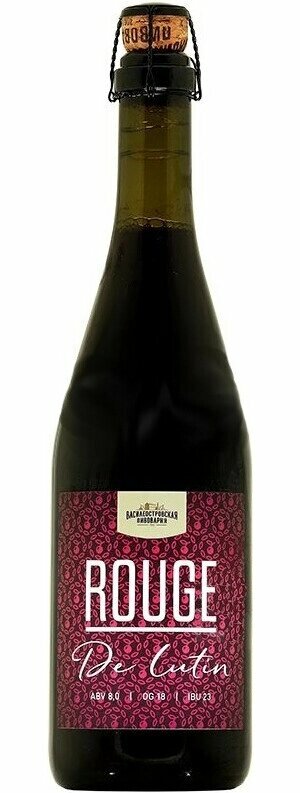 Пиво Руж "Де Лютин", 0.75 л