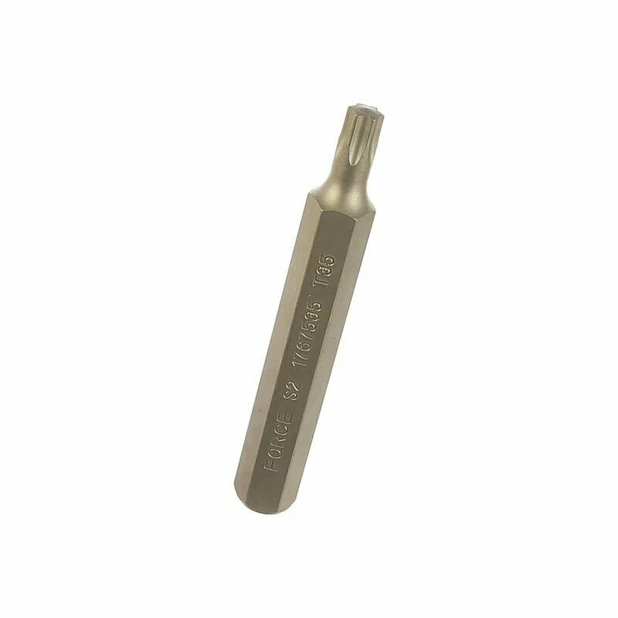 Бита Force 1767535 Torx T35, металл, односторонняя, 10 мм, 75 мм