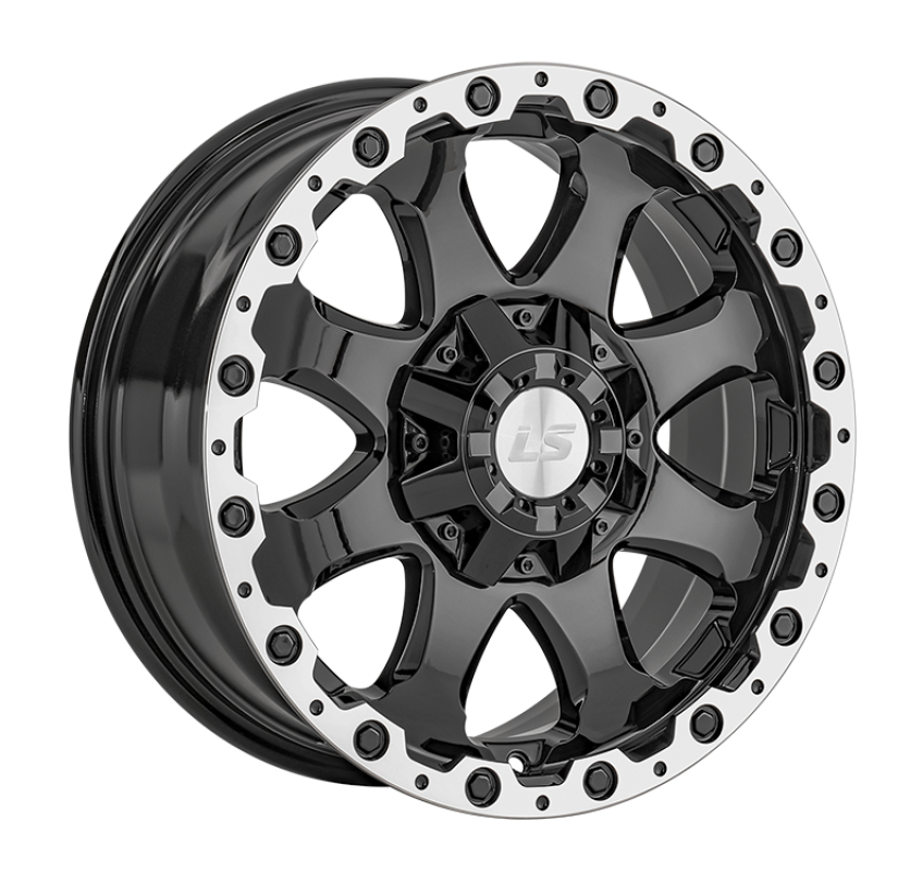 Диск колесный LS Wheels 1375 8,0x17 5x150 Dia110.1 ET45 цвет BKL