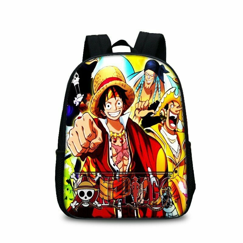 One piece anime рюкзак для мальчиков и девочек с износостойкой тканью оксфорд и забавным принтом дизайн размер 08