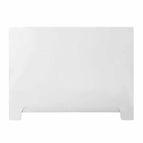 Боковой экран STWORKI Вестфолл 75 из искусственного мрамора, экран под ванну боковой, белый, прямоугольный, с креплением