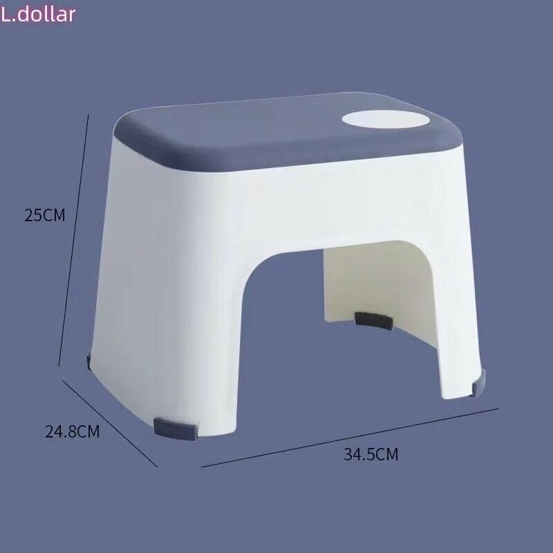 Стул для ванной для пожилых, подходит для пожилых людей /детей/беременных женщин, с нескользящим пластиковым табуретом.