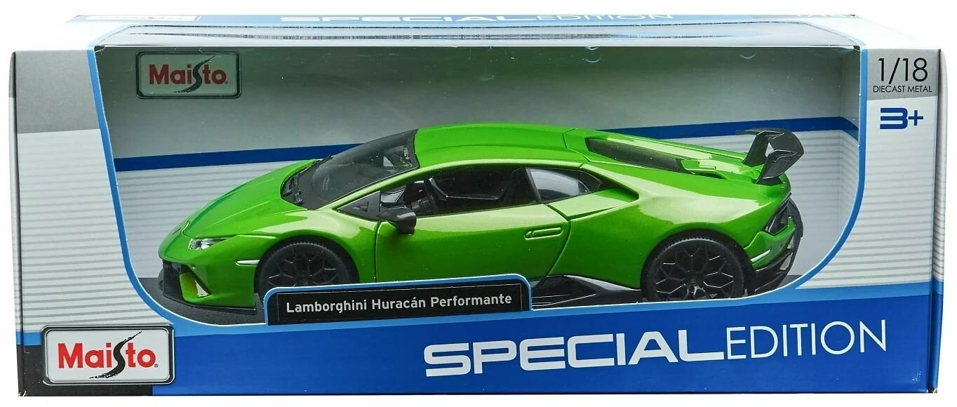Машинка Maisto металлическая 1:18 Lamborghini Huracan Performante 31391 -kg-WEDPO-fertwse